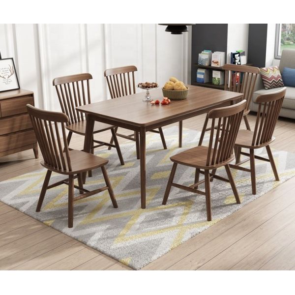 Quality Customizable Solid Wood Dinning Table Set for Professional and Stylish Dining for sale