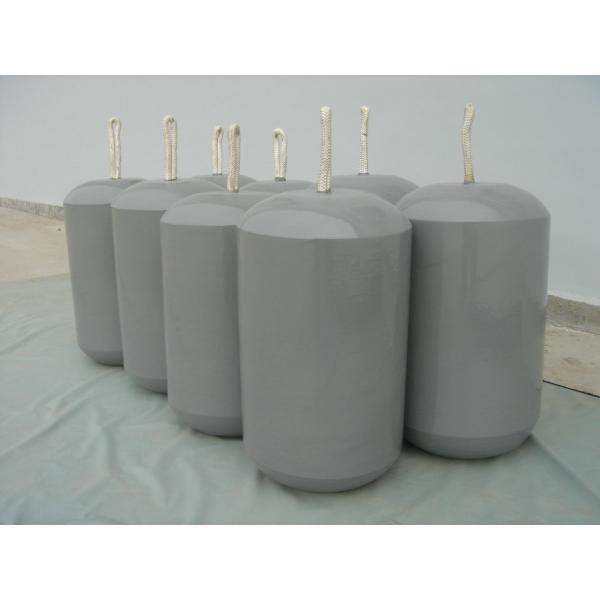 Quality Cylindrical Navy Grey Floating Foam Fender For Ship Protection for sale