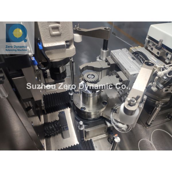 Quality Two Station Gear Workpiece Single Plane Automatic Drilling Correction Balancing for sale