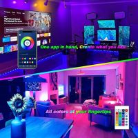 Quality RGB led strip IP65 3m Smart USB LED Light Strip 10m 16 Million Color For KTV for sale