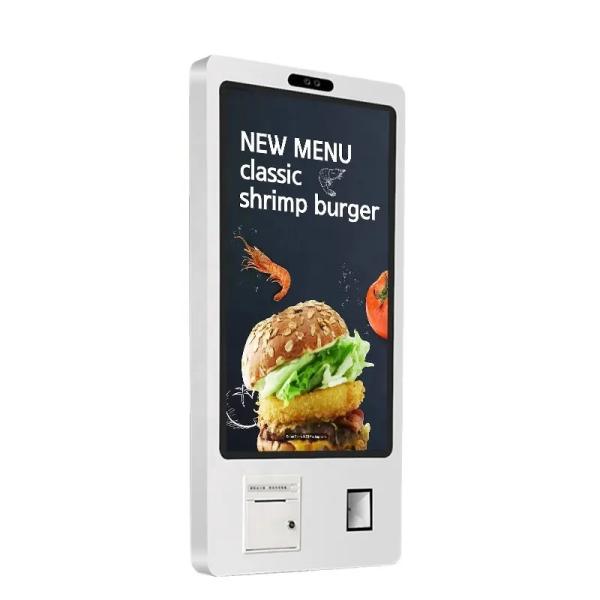 Quality 15.6'' Capacitive Touch Screen Kiosk Self Service POS System Terminal Payment for sale