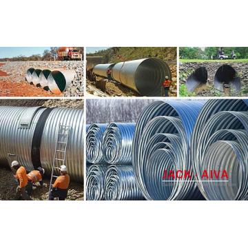 Quality Ribbed Spiral Tube Machine Storm Drain Pipe Machine for sale