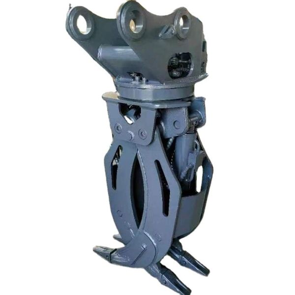 Quality 16 Ton Digger Log Grapple Hydraulic Wood Grabber for Excavator Scrap Handling Equipment log wood crane grab excavator loading for sale