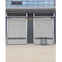 Quality Wind Resistance Industrial Spiral Hard Fast Door High Frequency Opening And for sale