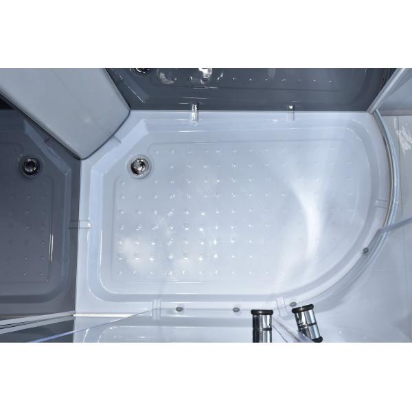 Quality 4mm Sliding Shower Pods Cabins 1200x850x2150mm Aluminum Frame for sale
