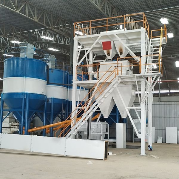 Quality Interior Wall Powder Putty Dry Mortar Packing Machine / ISO CE Dry Mix Batching for sale