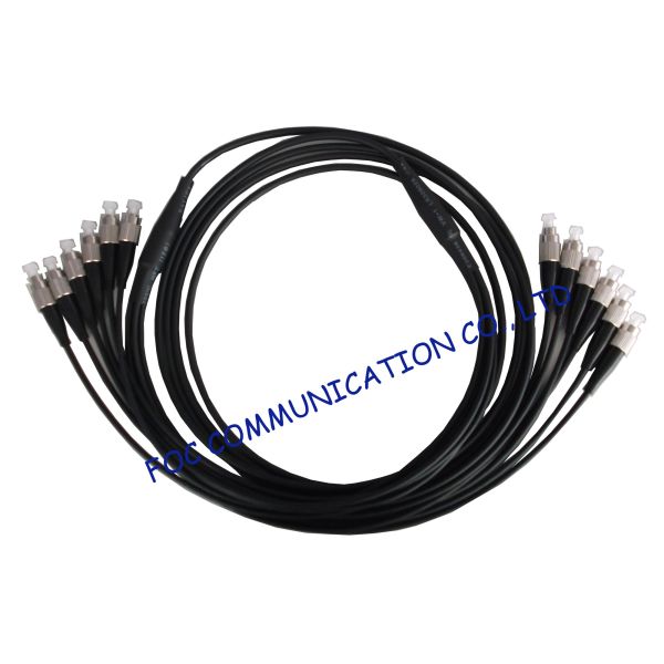 Quality FTTA Fiber Optic Patch Cable LC 2 Core With Armored Tube High Tensile Strength for sale