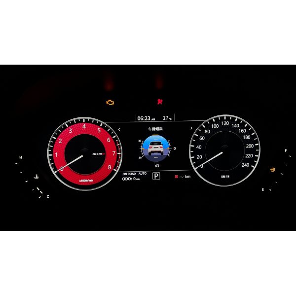 Quality Y62 400cd LCD Car Gauge Cluster Digital Instrument Cluster For Car for sale