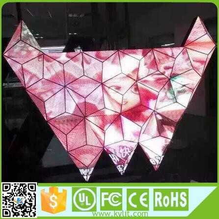 Quality LED Diamond DJ Booth Full Color Led Screen Sphere Arc Globe LED Screen 700w for sale