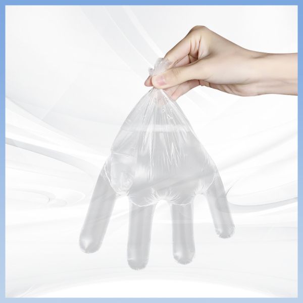 Quality CE Disposable PE Gloves Polyethylene Plastic Gloves Non Toxic for sale