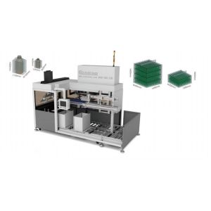 Quality High Speed Water Bottle Packing Machine Bagging Bottle Unscrambler With Robotic for sale