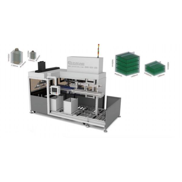 Quality High Speed Water Bottle Packing Machine Bagging Bottle Unscrambler With Robotic for sale