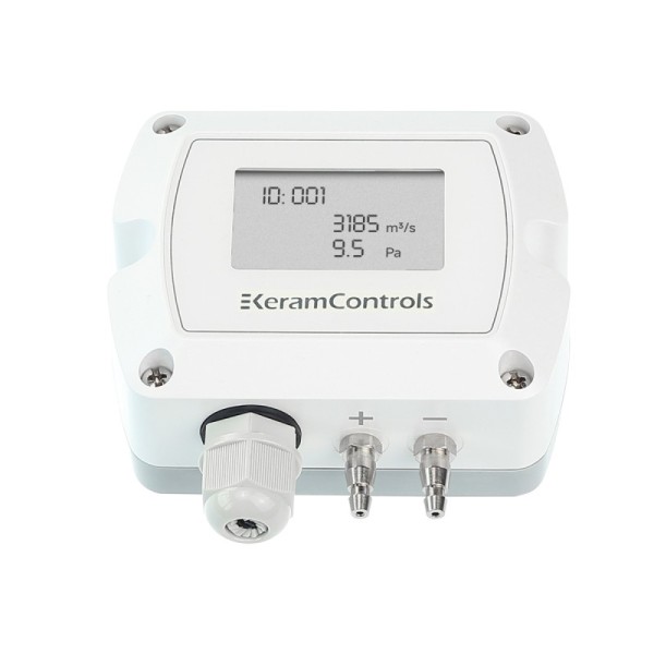 Quality KAF110 Series Air Volume Transmitter with Polycarbonate & ABS Housing, LCD Backlit Display, and IP65/NEMA4 Protection for sale