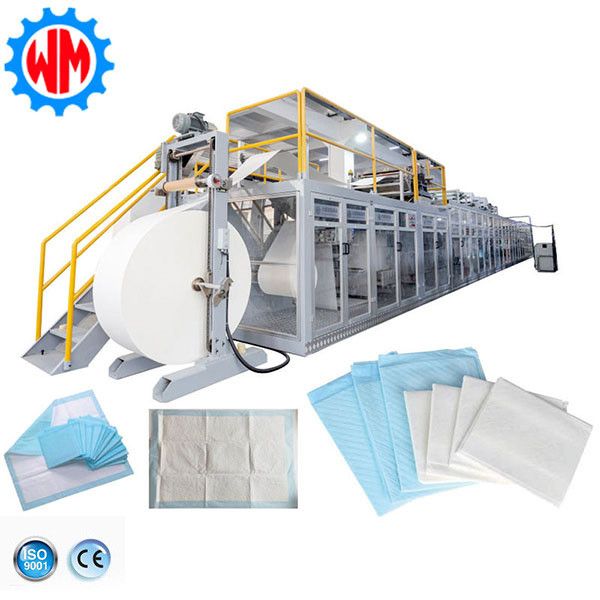 Quality Lower Energy Underpad Production Line 380V 50HZ Full Automatic Stacker with CE for sale