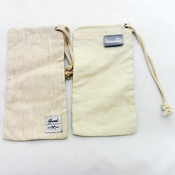 Quality Neoprene Eyeglasses Case PU Leather Drawstring Pouch Bag Personalised for sale