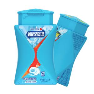 Quality Bagged Round Healthy Hard Fizzy Candy With Mint And Passion Fruit Flavor for sale