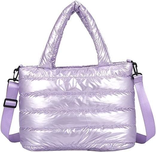 Quality Custom Puff Print Cross Body Tote Bag Tear Resistant With Cotton Padded for sale