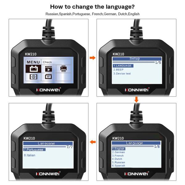 Quality ABS Housing 12V Digital Battery Tester , 100-2000 CCA Battery Organizer High Speed for sale
