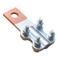 Quality Electrical Equipment Copper Bolted Straight Aluminum-Copper Connecting Clamp for sale