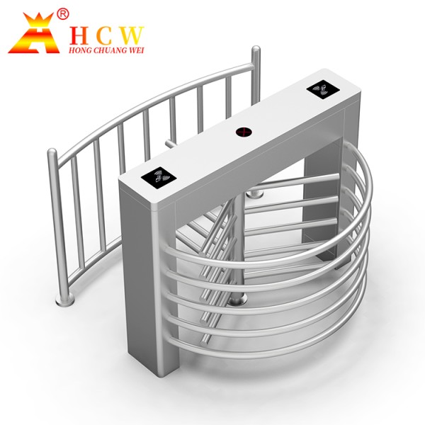 Quality HCW CW803 Automatic SUS304 Half Height Rotary Turnstile Gate boom gate for sale