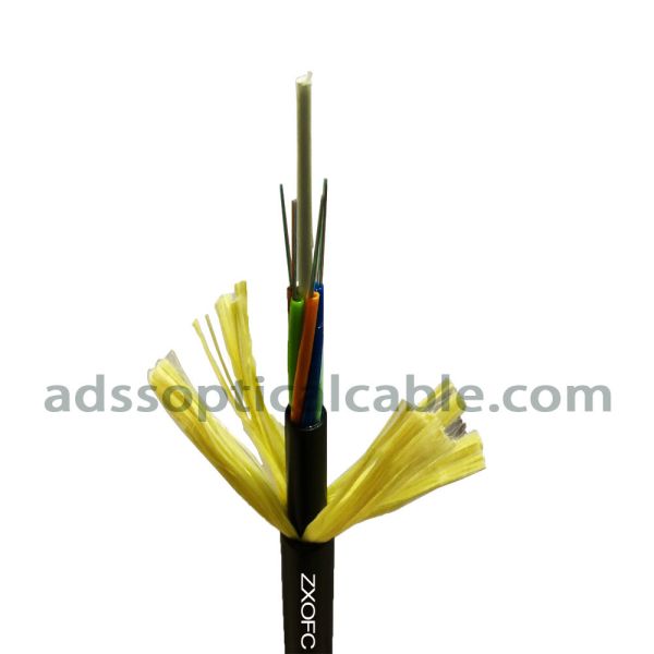 Quality Light Weight ADSS Optical Cable Aerial Adss 24 Core G652d High Tensile Strength for sale