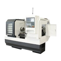 Quality Compact CNC Flat Bed Lathe CK6140x1000: 0.005mm Spindle Runout For Space-Saving for sale