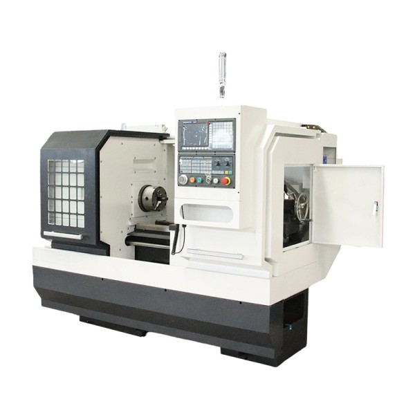 Quality Compact CNC Flat Bed Lathe CK6140x1000: 0.005mm Spindle Runout For Space-Saving Precision Machining for sale