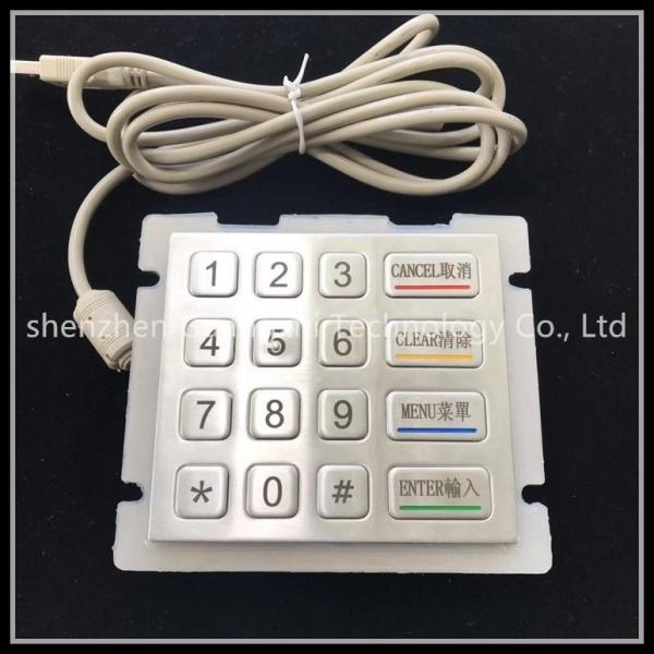 Quality Usb Interface Industrial Numeric Keypad 16 Keys Type Compact Layout for sale