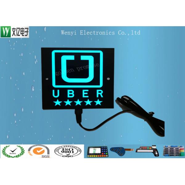 Quality 3.3V Driver EL Illuminate Backlight Panel Flat Membrane Switch PET Glossy for sale