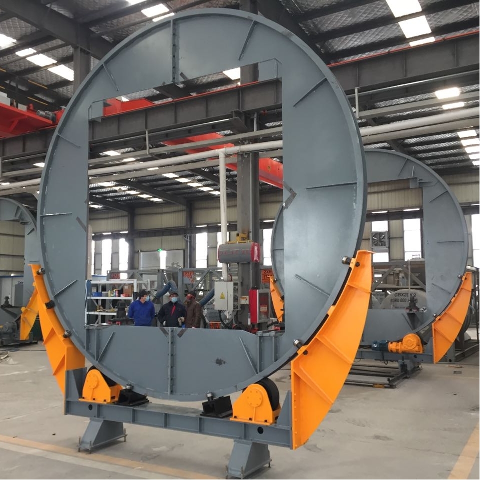 Large Automatic Turning Rolls ISO Tank Rotator 20ft 40ft Swap ISO Tank ...