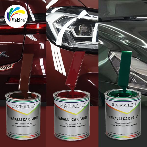Quality High Cost-Effective Wine Red High Gloss Car Spray Paint Auto Paint for sale