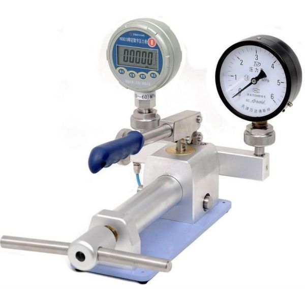 Quality OEM Supported HX673A Manual Pneumatic Air Pressure Calibrator Pressure Range -0.95-60 bar for sale