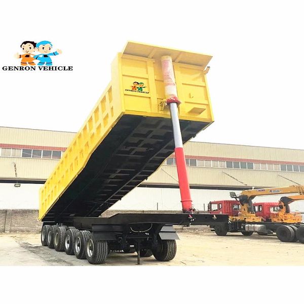 Quality Tarpaulin  End Dump Grain Trailer for sale