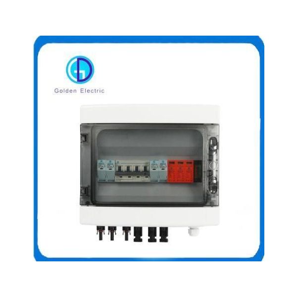 Quality Cheap Plastic Type 2 Strings 3 String 4 Strings PV Combiner Box 1000VDC With SPD for sale