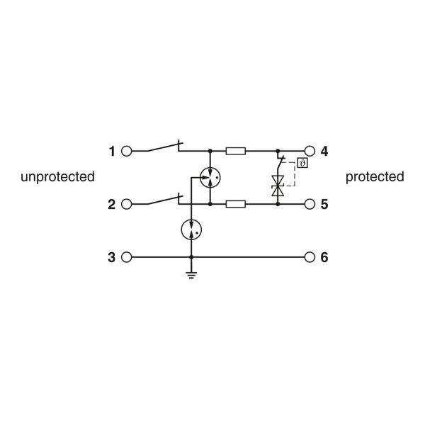 Quality Phoenix Contact Surge Protector TTC-6-1X2-M-EX-24DC-UT-I for 2 Poles and 24V DC for sale