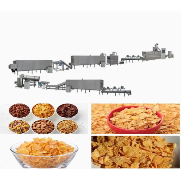 Quality Breakfast Cereal Corn Flakes Processing Line , Chocolate Chip Bread Machine for sale