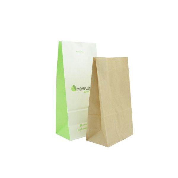 Quality Large Paper Bags For Bakery Classic Style With Solid Pattern for sale
