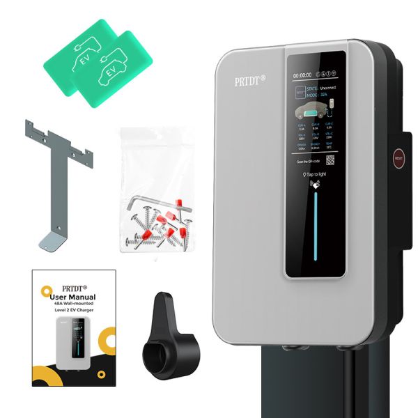 Quality PRTDT Wallbox Level 2 EV Charger Fast Charging for Electric Vehicle Charging Stations for sale