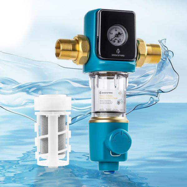 Quality BriskSpring Spin Down Sediment Prefilter System for Whole House Filtration for sale
