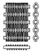 720 * 150Mesh, 48" * 100ft Roll Size, Stainless Steel PZ Microdur Cloth