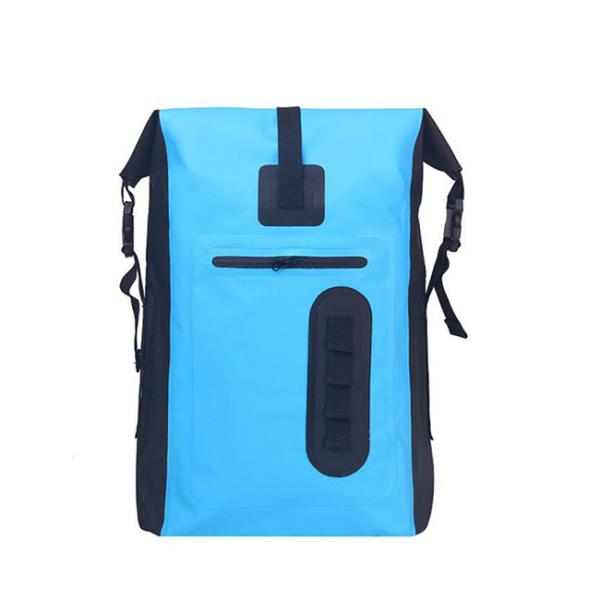 Quality 500D Waterproof Roll Top Backpack Oem Logo , Waterproof Floating Backpack for sale