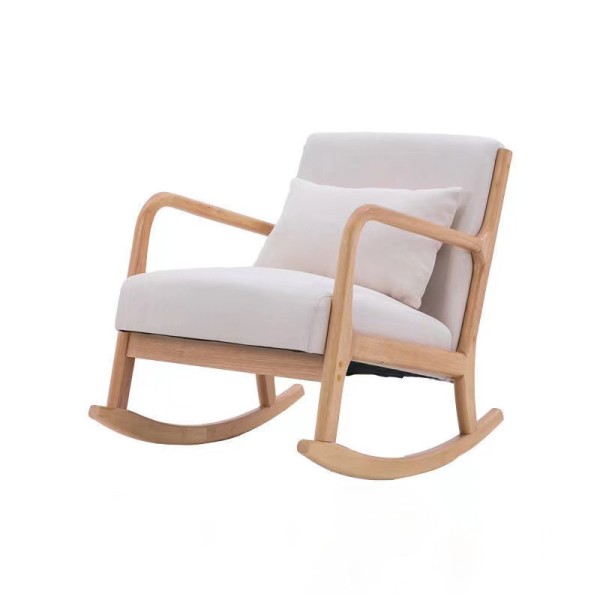 Quality Customized Color Modern Rocking Chair for Bathroom Sitting Living Room Relax Sofa Chair for sale