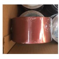 Quality Brown Lacquered Aluminum Foil Adhesive Tape 3 Microns for sale