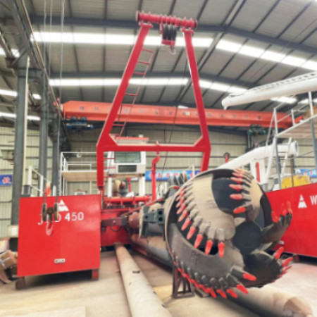 Quality Sand Extraction River Cutter Head Dredger / Sand Dredging Boat 500m3/H for sale