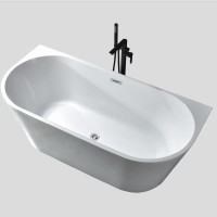 Quality ODM 60 X 42 Fiberglass Acrylic Drop In Bathtubs Deep Soaking High Gloss for sale