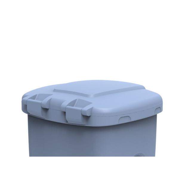 Quality Plastic Rotomolded Parts 150L Waste Bin With Single Wall Lid Wear Resistance for sale