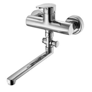 Quality Long-spout Bath Mixer Tap Single-lever Cold Hot Mixing Faucet for sale
