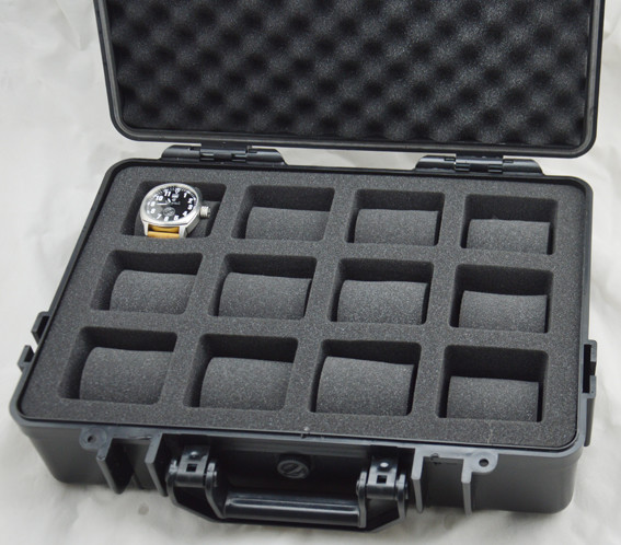 Quality Black Plastic Waterproof Watch Box ABS PP Alloy IP67 for sale
