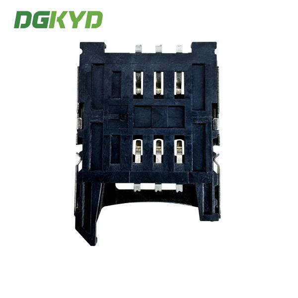 Quality SIM Card Holder -6PIN - Flip Top Telephone Card Holder DGKYDSIM18H6A6A2Y3WSG286 for sale