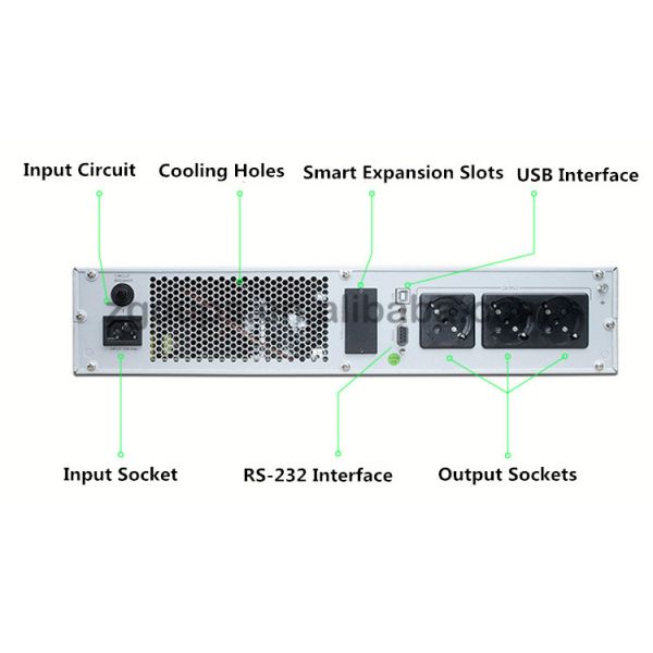 Quality Networking Rackmount Ups 2000va 1600w 220v Ups Power Supply Unit for sale
